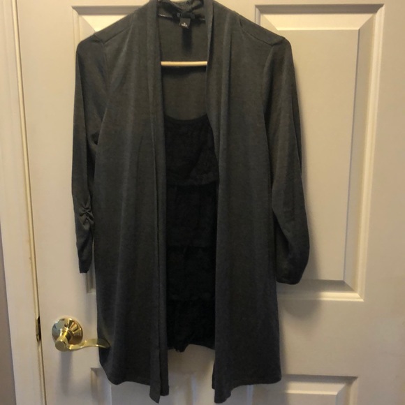 AB Studio | Tops | Ab Studio Tankcardigan | Poshmark